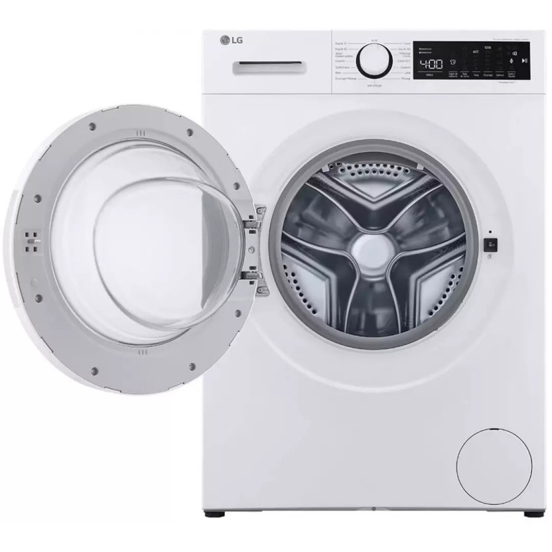 LAVE LINGE FRONTAL LG 1200T 8KG STEAM DDIF 78DB BBC